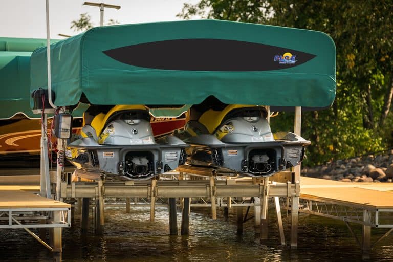 Boat Lift Canopy Covers for FLOE Vertical Lift Models